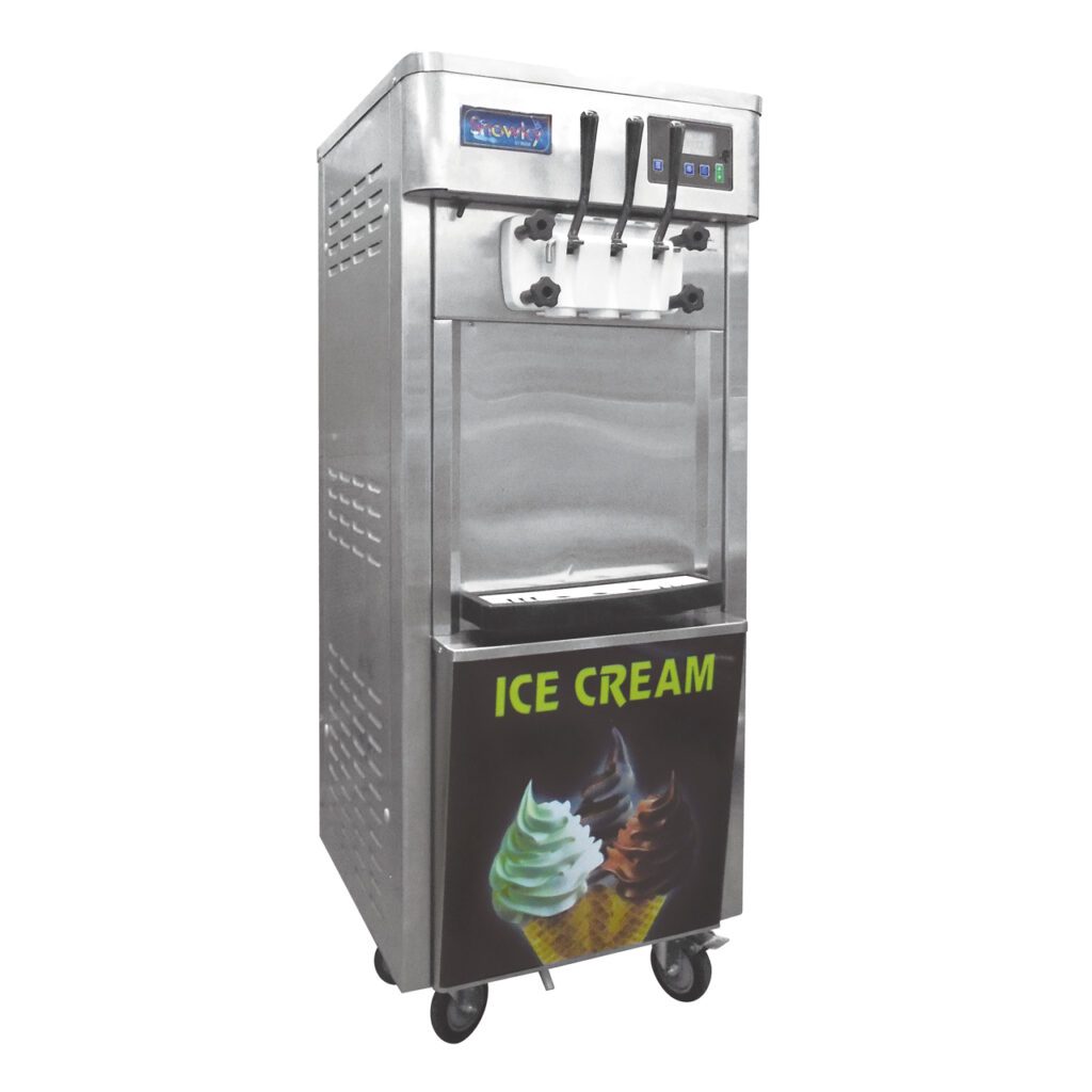 Migsa BQL-825E/120 Máquina Helado Suave de Piso de 2 Sabores Acero ...