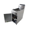 Asber AEF-50-S Freidora a Gas 1 Tina 3 Quemadores Acero Inoxidable 50 ...