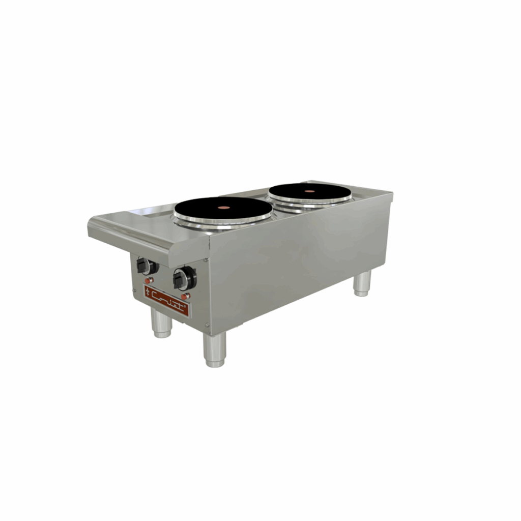 Coriat PCV-2-E de Mesa Máster Parrilla con 2 Platos Eléctrica Acero ...