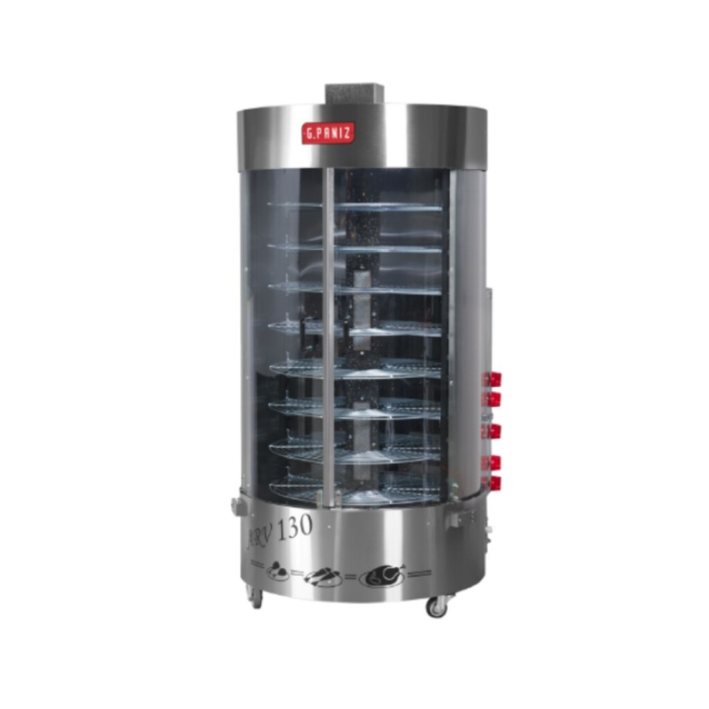 G.Paniz ARV130CQC Rosticero Asador Rotativo Vertical De Pollos A Gas 8 ...