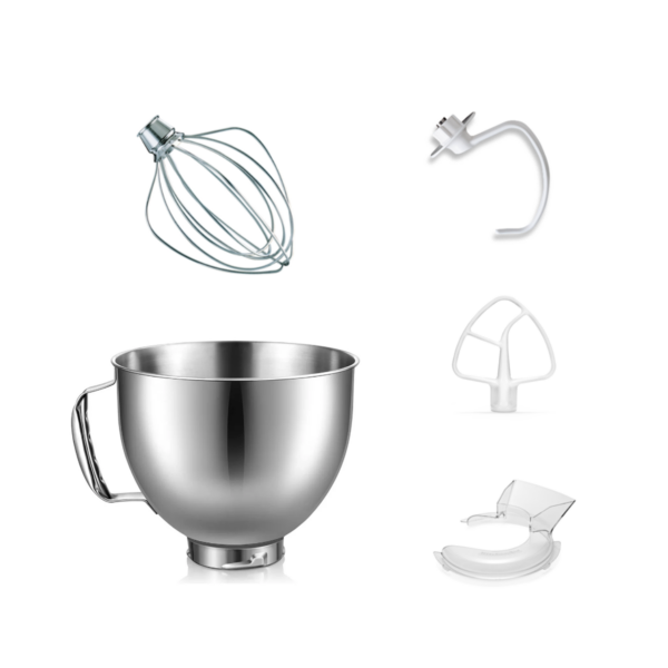 KitchenAid KSM150PSOB Batidora Artisan Acero Inoxidable 4.7 Litros 10 ...