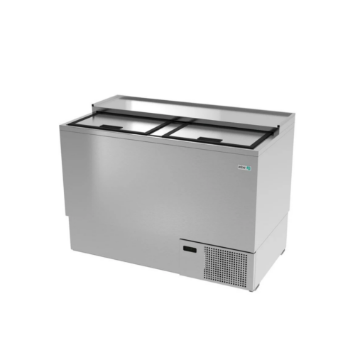 Asber AGF-50-S HC Congelador Glass Froster Acero Inoxidable 2 Tapas ...