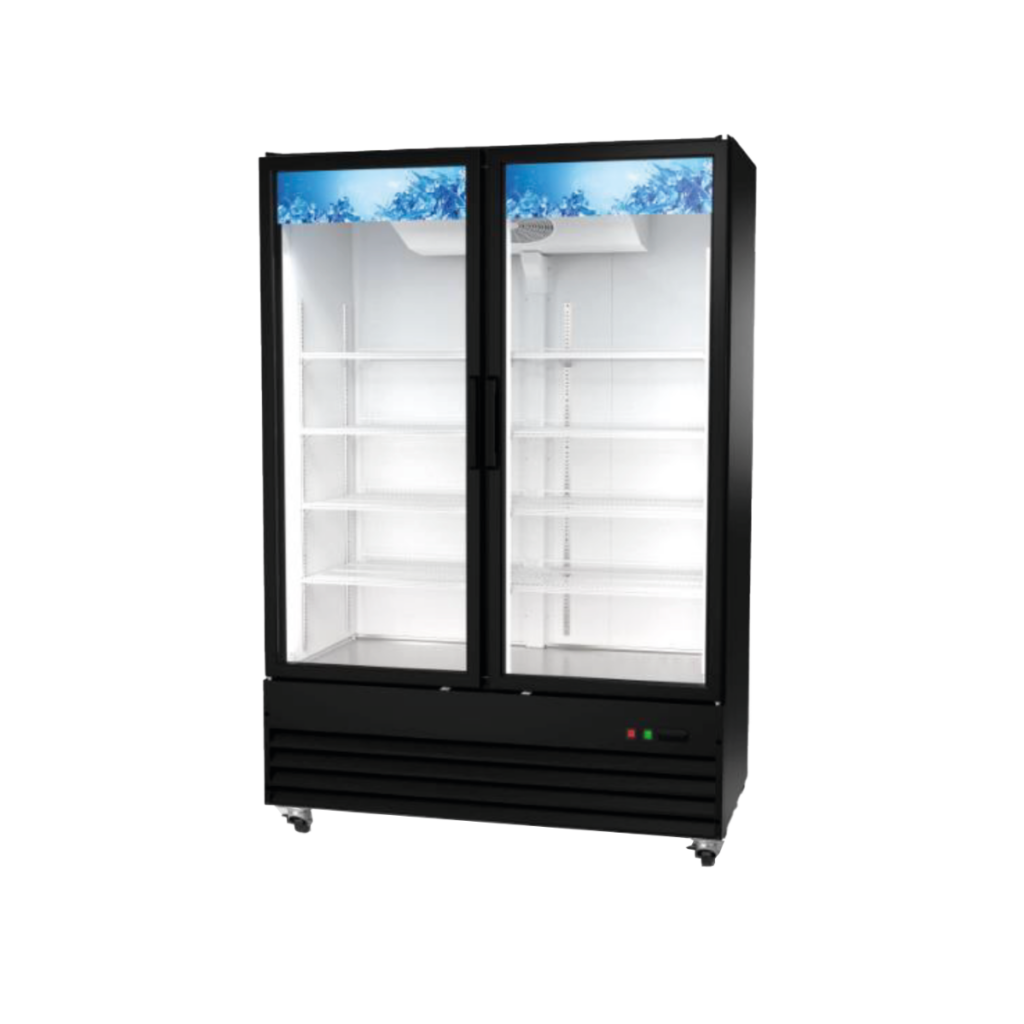 Drago RVC-2PC-1123 Refrigerador Vertical 2 Puertas Cristal 40 Pies ...