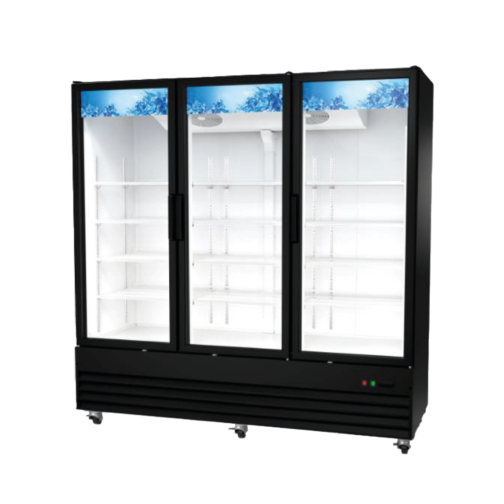 Drago RVC-3PC-1885 Refrigerador Vertical 2 Puertas Cristal 50 Pies ...